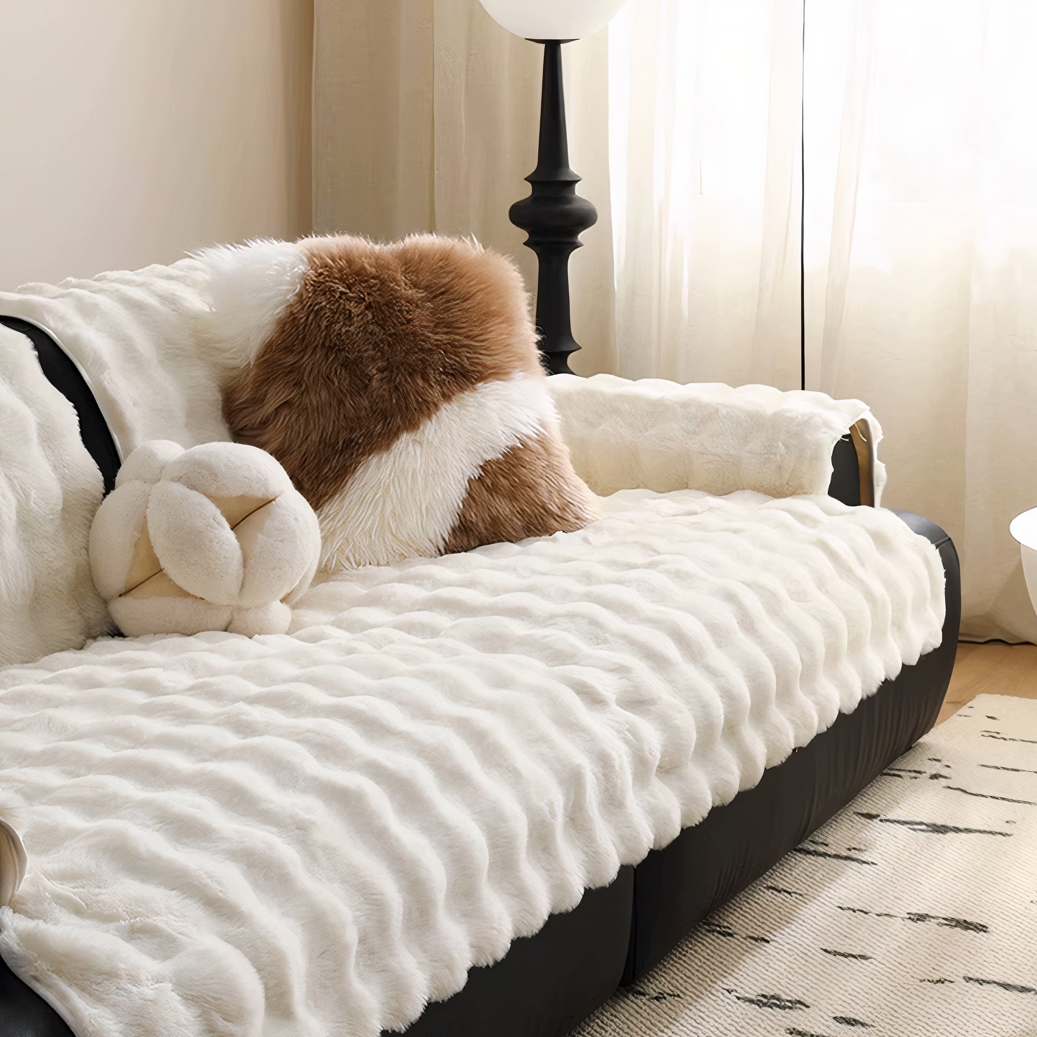 Cloud Faux Fur Sofa Pad – Ohouse USA